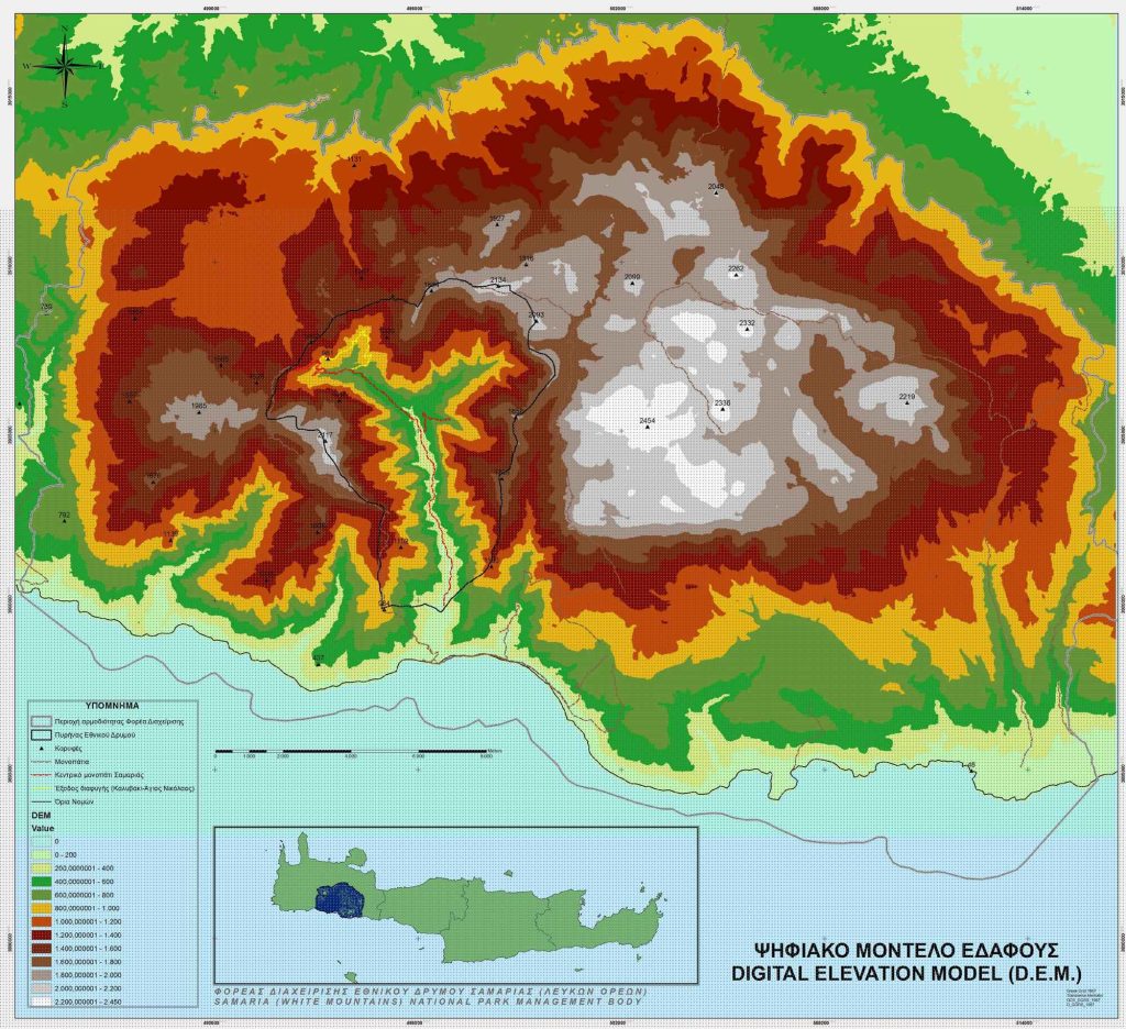 Area data in pictures – National Park Of Samaria